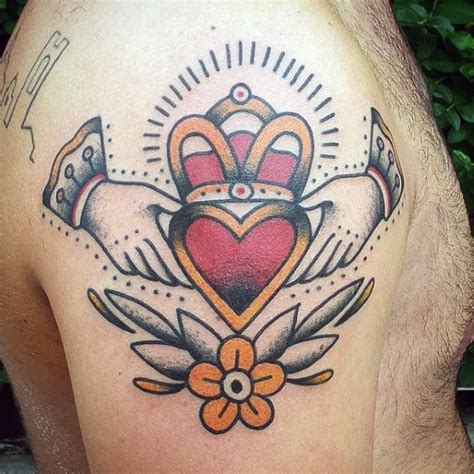 50 Claddagh Tattoo Designs For Men Irish Icon Ink Ideas