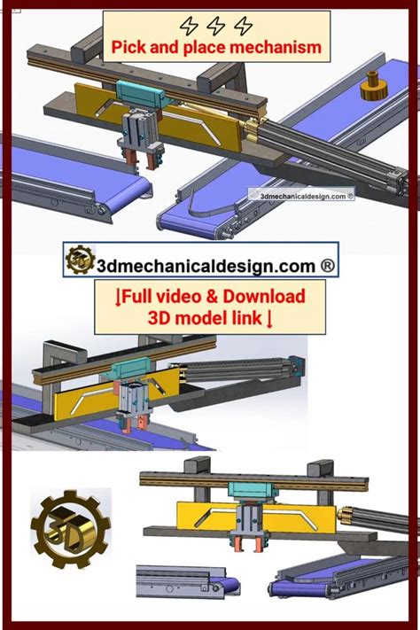 Pick And Place Mechanism For Automatic Assembly Machine