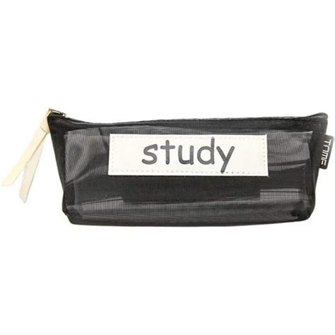 Étui À Crayons De Grande Capacité Trousse À Crayons Transparent Mesh Nylon Zipper Crayon Cas