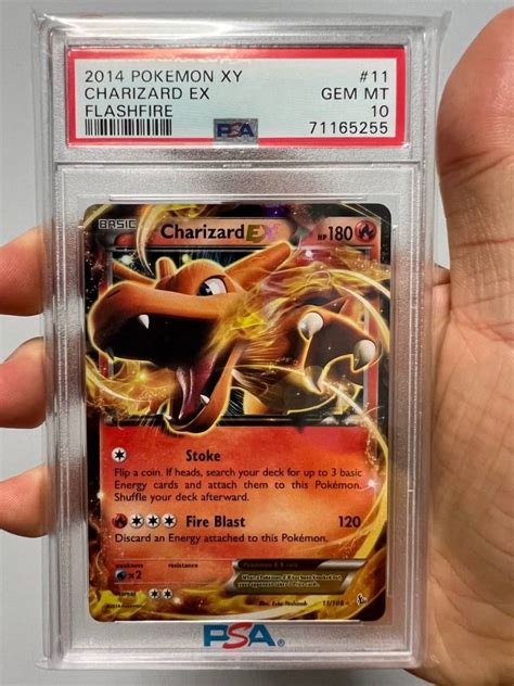 Pokemon Tcg Charizard Ex Flashfire Psa 10 Hobbies And Toys Toys