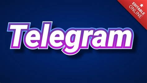 Telegram White Blue Pink 3d Text Effect Generator