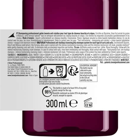 Shampoing Anti Résidus Curl Expression Loréal Pro 300 Ml