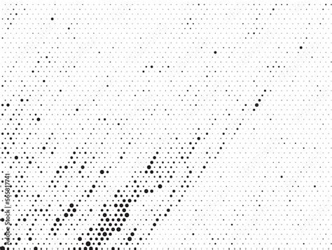 Halftone Vector Background Monochrome Halftone Pattern Abstract Geometric Dots Background Pop