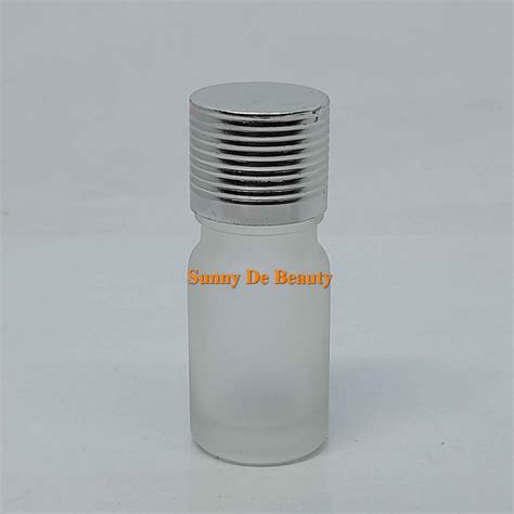 Jual Botol Kaca 5 Ml Clear Fros Br Tutup Drop Silver Alumunium Botol