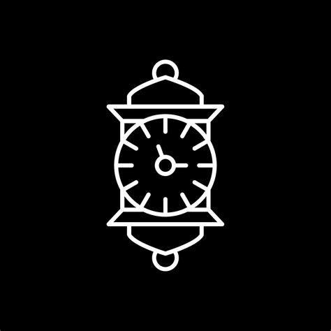 Clock Line Inverted Icon 42847413 Vector Art At Vecteezy