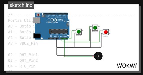 Exemplo Bot Oes Wokwi Arduino And ESP32 Simulator