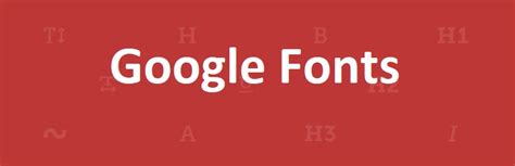 Fonts Plugin Google Fonts Typography
