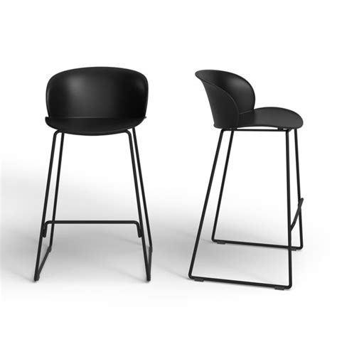 Allmodern Perla 295 Counter Stool With Metal Frame Wayfair