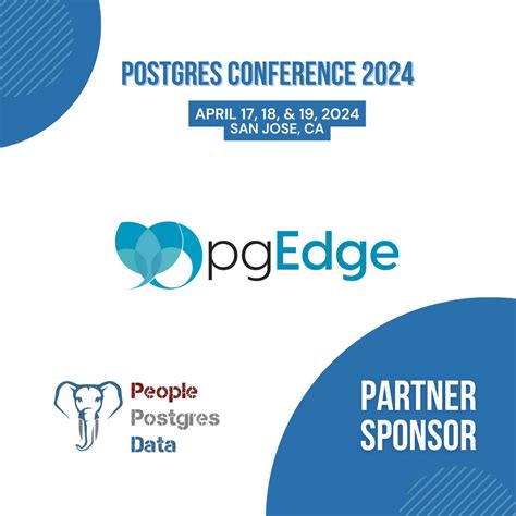 Postgresconf Postgresql Pgedge Distributedpostgresql