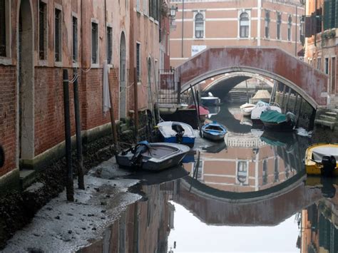 Mundo Canales de Venecia están sin agua y temen nueva sequía en
