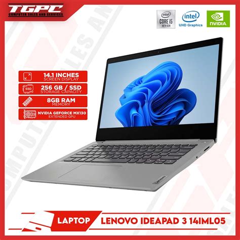 Lenovo Ideapad 3 14iml05 I5 10th Gen 8gb 256 Gb Ssd Sata Nvidia