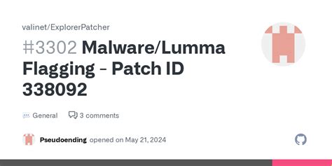 Malware Lumma Flagging Patch ID 338092 Valinet ExplorerPatcher