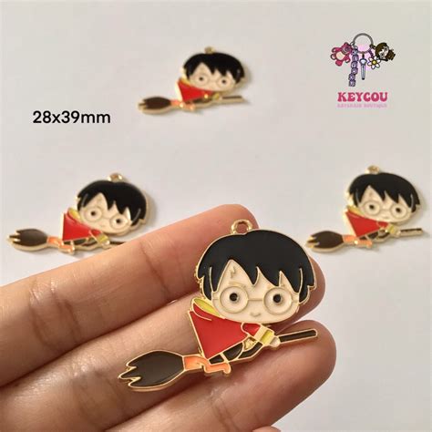 Jual Gantungan Kunci HP Lambang Hogwarts Ron Hermione Harry Potter Shopee Indonesia