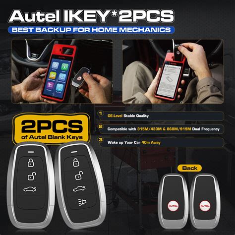 Autel Maxiim Km100e Key Fob Programmer Immobilizer Tool Key Creation Immo Learning Chip Read