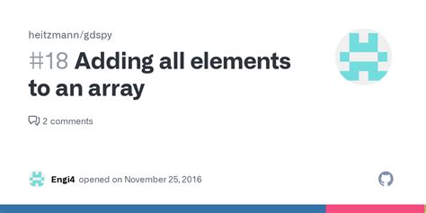 adding all elements to an array · issue 18 · heitzmann gdspy · github