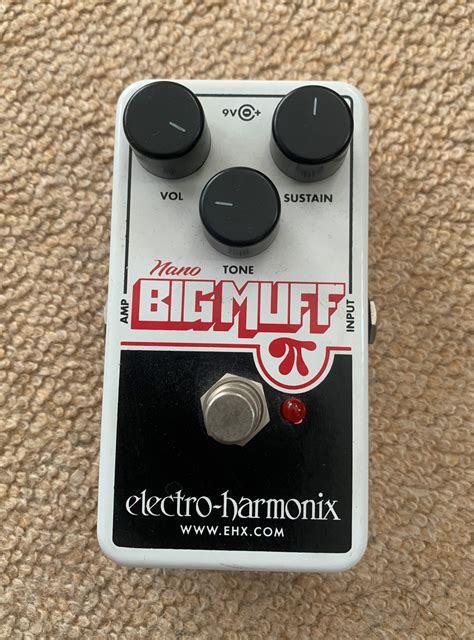 Electro Harmonix Nano Big Muff Pi Fuzz Distortion Overdrive Pedal