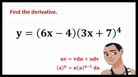 The Rules Of Derivative Product And General Power Rule Youtube