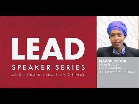 Tajrian Chowdhury On Linkedin Lead Speaker Series Nawal Noor