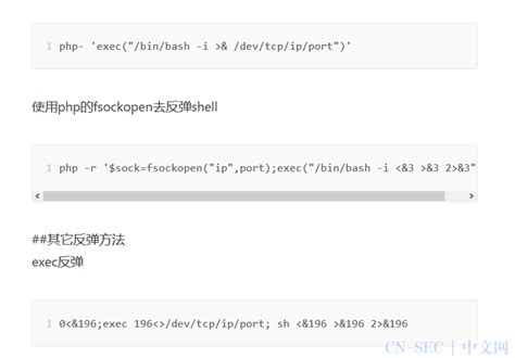常用linux反弹shell的方式 Cn Sec 中文网