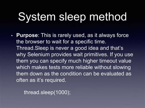 Different Wait Methods Or Commands In Selenium Pptx Web Development Internet
