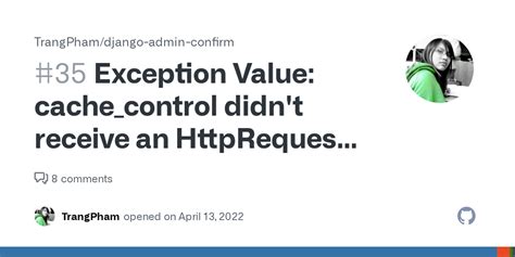 Exception Value Cache Control Didn T Receive An Httprequest If You