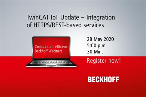 Beckhoff Automation On Linkedin Newautomationtechnology Beckhoff Webinar Twincat Iot