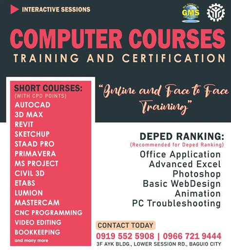 Discover Our In Demand Tutorials Gms Technology Baguio