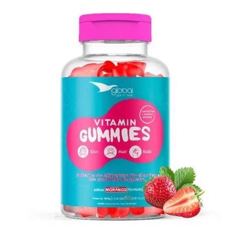 Vitamina Em Goma Para Acelerar O Crescimento Do Cabelo E Unhas Global