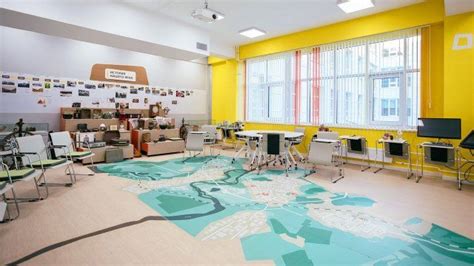 Дизайн образовательного пространства в средней младшей и старшей школы Новая Эра Дизайн