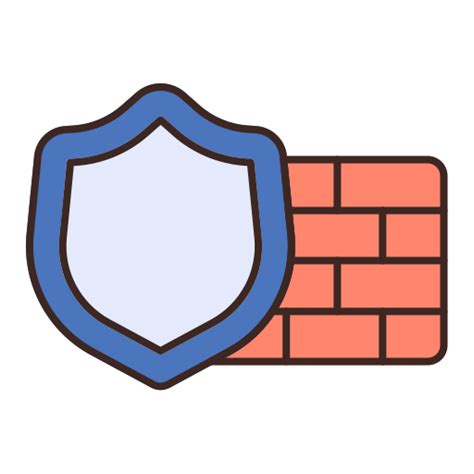 Shield Badge Generic Outline Color Icon