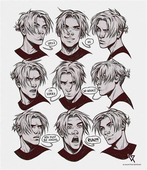 Valentina Remenar Drawing Expressions Smile Drawing Comic Face