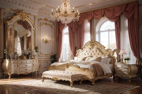 Premium Ai Image Victorian Bedroom Decor Classic Elegance Revisited