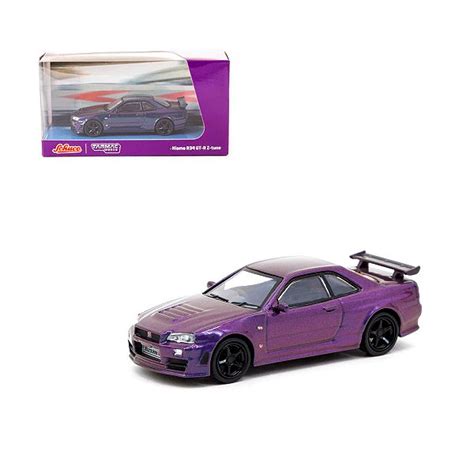 Miniatura Tarmac X Schuco 1 64 Skyline Gt R R34 Z Tune Counting Minis