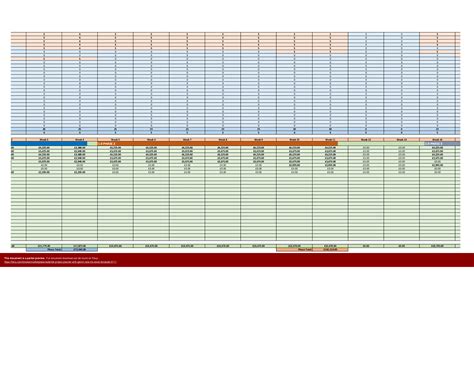 Waterfall Project Planner With Gantt View MS Excel Template Excel XLS