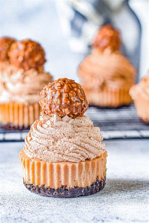Mini Ferrero Rocher Cheesecakes Kitovet