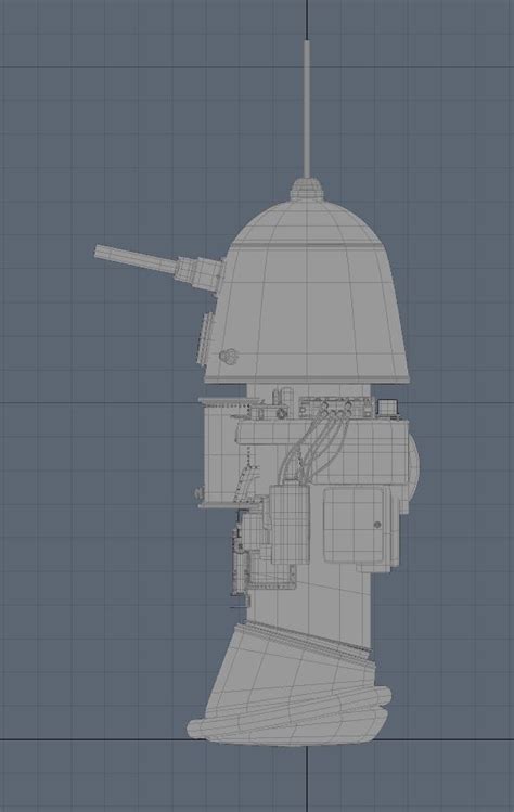 R Astromech Droid D Model Lxo Obj Ds Free D