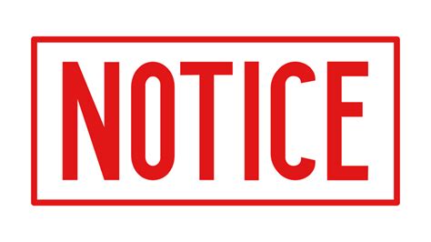 Notice Notice