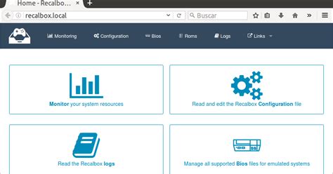 Selections Of Mol On English Manage Recalbox From Your Pc Browser