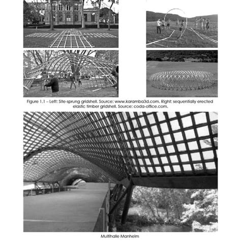 Elastic Timber Gridshell R Rhino Grasshopper