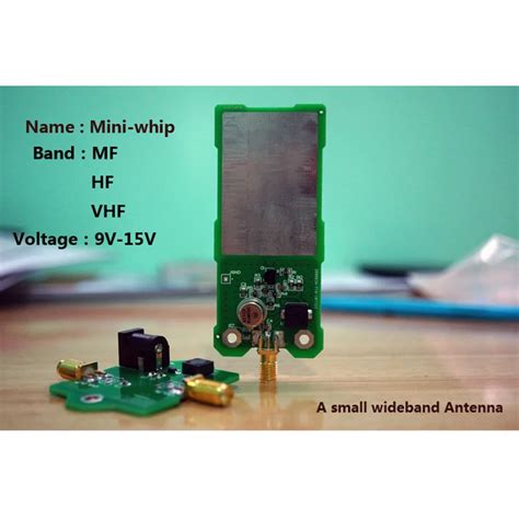 Mf Hf Vhf Sdr антенна Miniwhip Коротковолновая активная антенна для