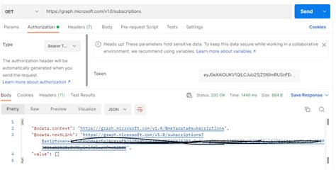 Graph Api Subscription List Empty Microsoft Qanda