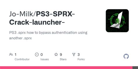 GitHub Jo Milk PS SPRX Crack Launcher PS Sprx How To Bypass Authentication Using Another