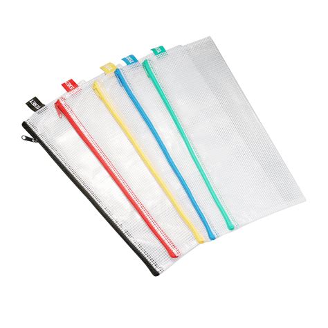 Zip Pencil Case Pack Of 5
