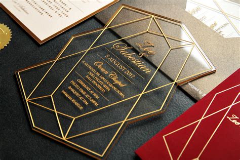 Acrylic Wedding Invitation Card 囍帖設計 Wedding Weddingcard Invitation
