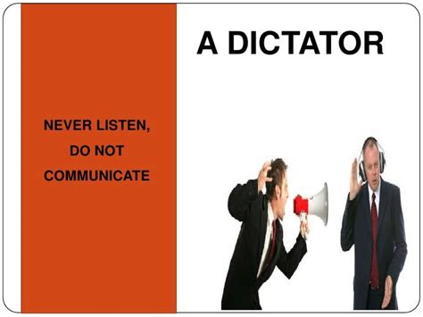 Leader Or Dictator