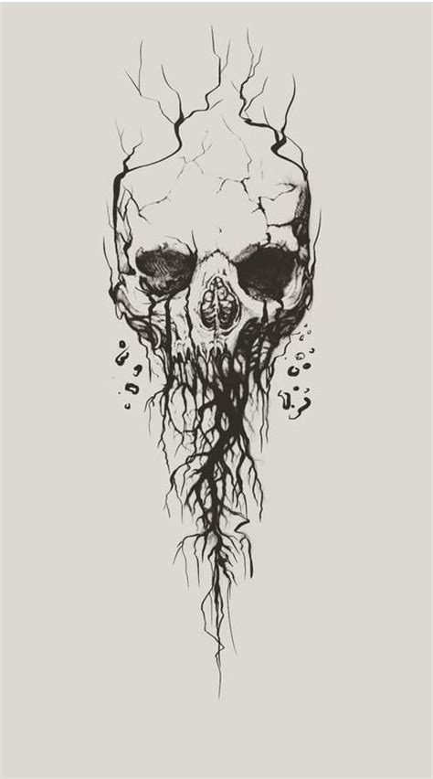 Rorschach Skull I Sketched With Watercolors Thought I D Share Artofit
