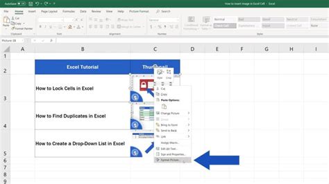 How To Insert Image In Excel Cell