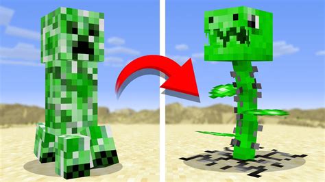 I Remade Every Mob Creepy In Minecraft Youtube