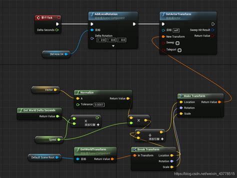 Ue4虚幻4蓝图制作跑酷小游戏（躲避障碍物：旋转、移动、生成、销毁）ue4 Triggerbox Csdn博客