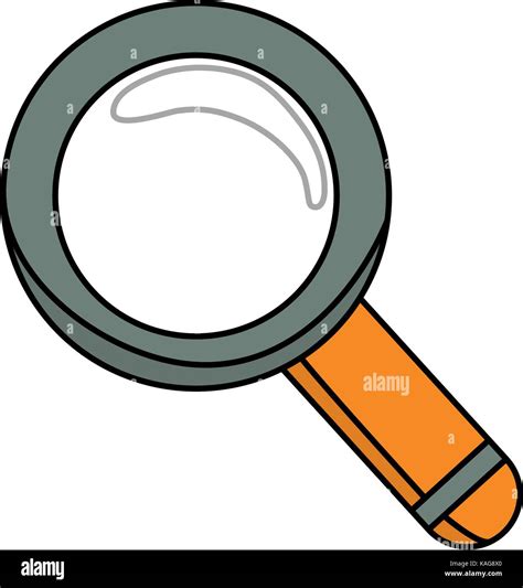 Magnifying Glass Vector Illustration Stock Vector Image And Art Alamy